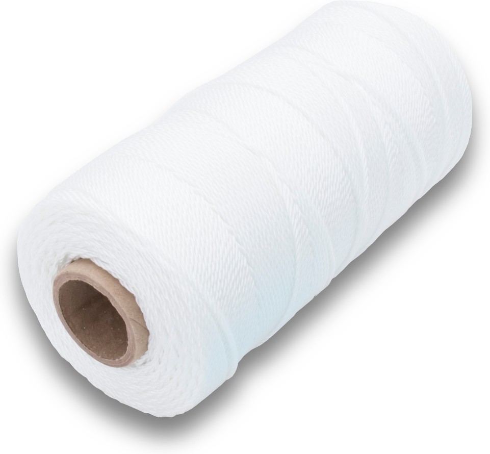 1000-ft Twisted White Nylon Mason line String